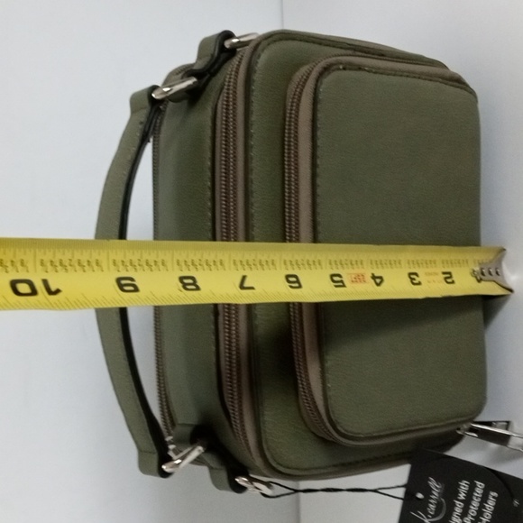 K. Carroll | Bags | New K Carroll Army Green Crossbody Bag With Rfid ...